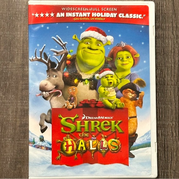 Dreamworks | Media | New Dreamworks Shrek The Halls Holiday Movie Dvd ...
